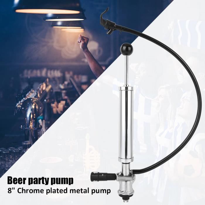 Tbest Pompe de baril de bière Pompe à bière de pique-nique de partie ...
