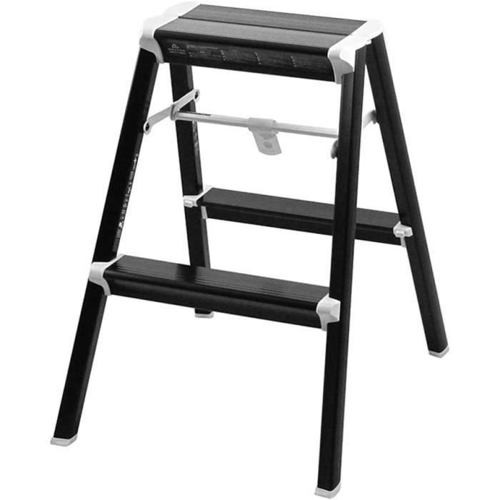 Marchepieds escamotables Escabeau portatif antidérapant Tabouret de Cuisine Multifonctionnel ...