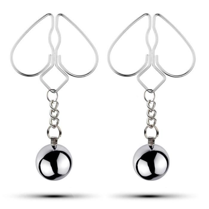 Pince À Mamelon En Métal Avec Chaîne En Métal Pour Femmes, Fétiche Pour ...