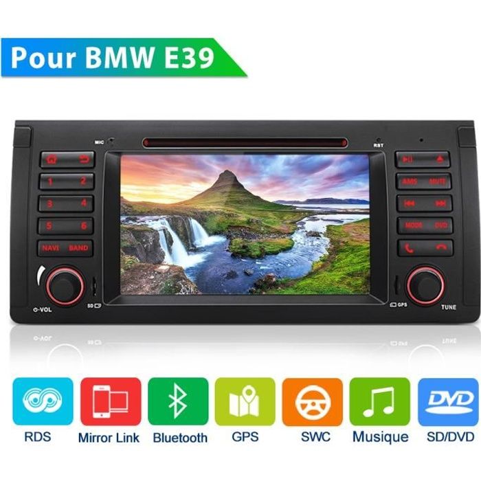 AWESAFE Autoradio pour BMW 5 Série E39 / BMW X5 E53 /BMW M5 Lecteur DVD ...