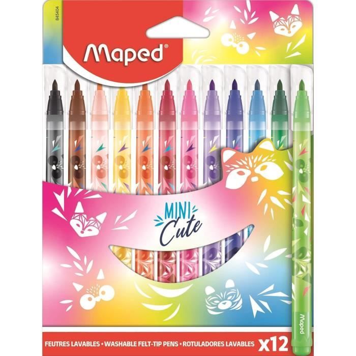 Maped - Feutres Collection Mini Cute - 12 Feutres De Coloriage Trop ...