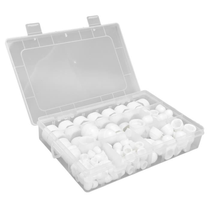 Dioche cache-boulons Kit d'assortiment de capuchons à vis de boulon de ...
