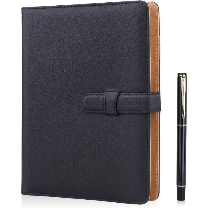Carnet En Cuir Format A5 Rechargeable Avec Des Feuilles Volantes 200 ...