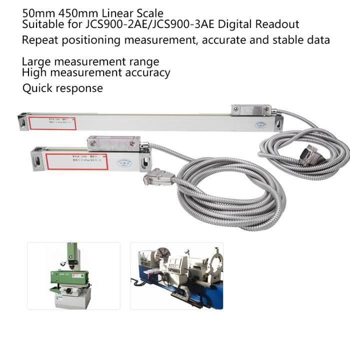 EJ.life encodeur linéaire Échelle linéaire de haute précision 50mm ...