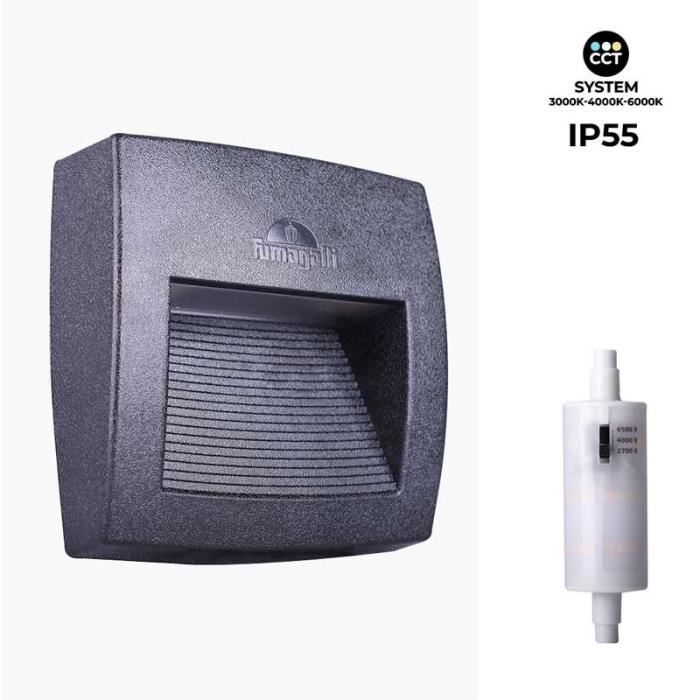 Balise lumineuse - FUMAGALLI - LORENZA 150 - LED R7S 3,2W CCT - Noir ...