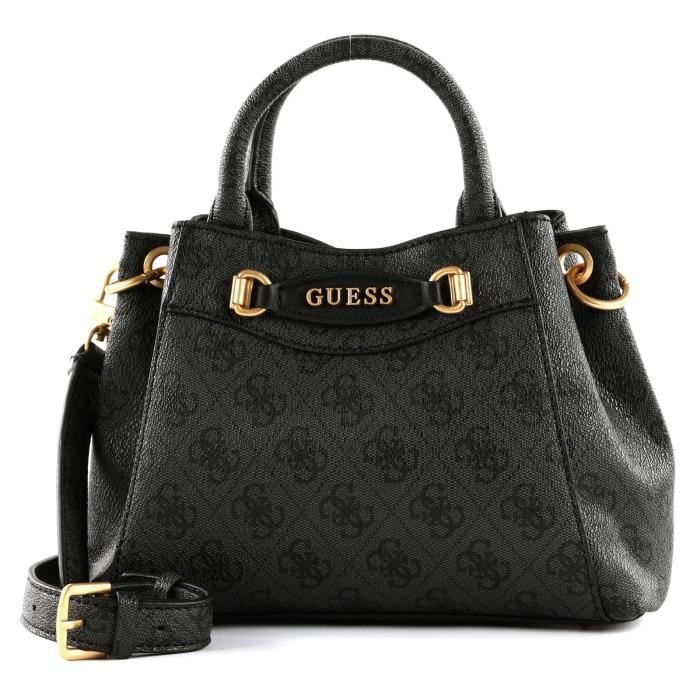 GUESS Emera Logo Mini Satchel Coal Logo [253994] - sac à épaule ...