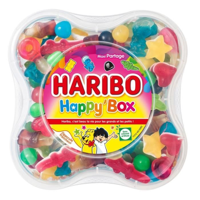 LOT DE 2 - HARIBO - Bonbons Happy Box - boite de 600 g - Cdiscount Au ...