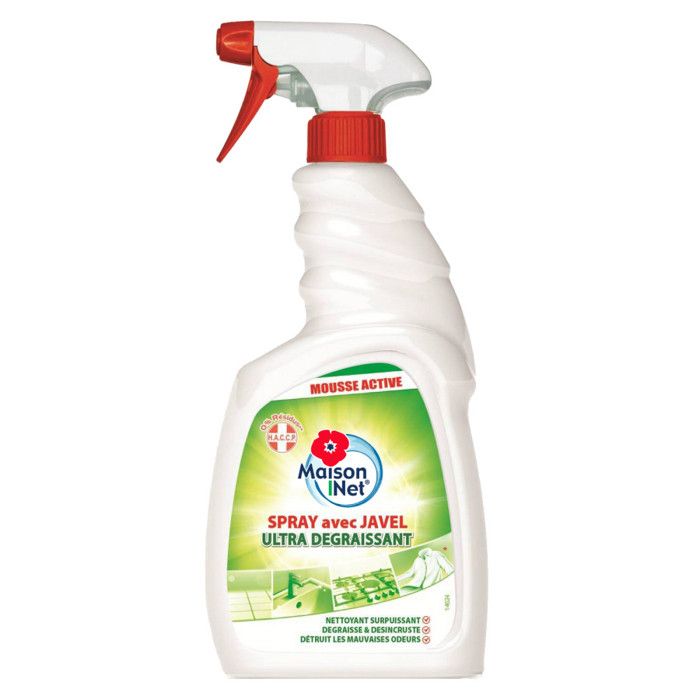 Spray avec Javel Ultra Dégraissant 750ml - Cdiscount Maison