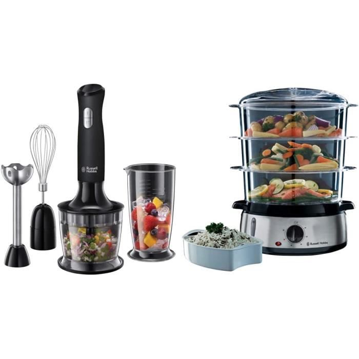 Mixeur Plongeant Multifonction 3En1 500Ml, Mélange, Hache,Black ...