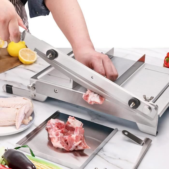 Trancheuse Manuelle Machine De Découpe De Viande Congelée Coupe Os En ...