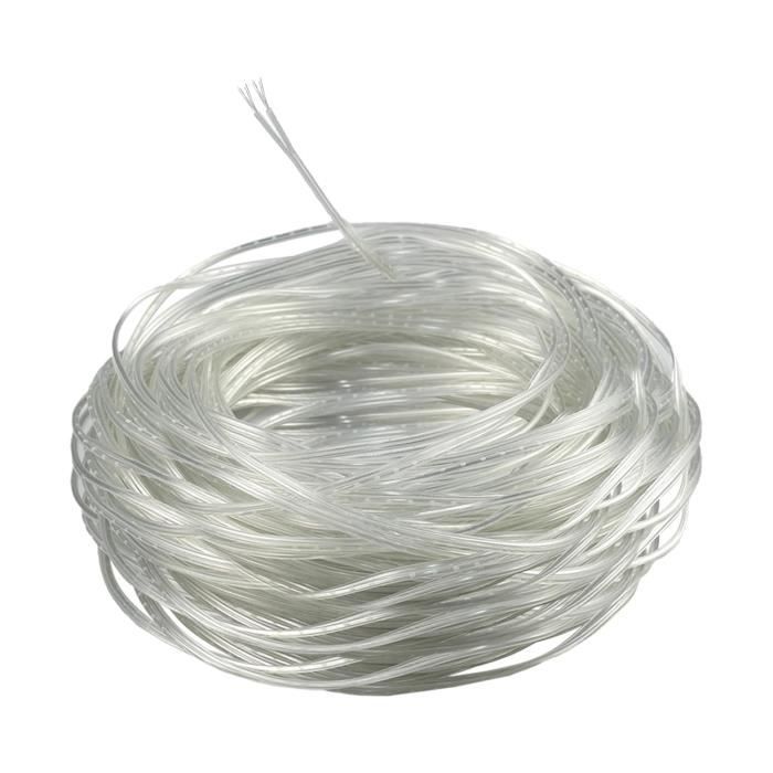 Câble Électrique Flexible En Pvc Transparent À 2 Fils-30 M-Câble ...