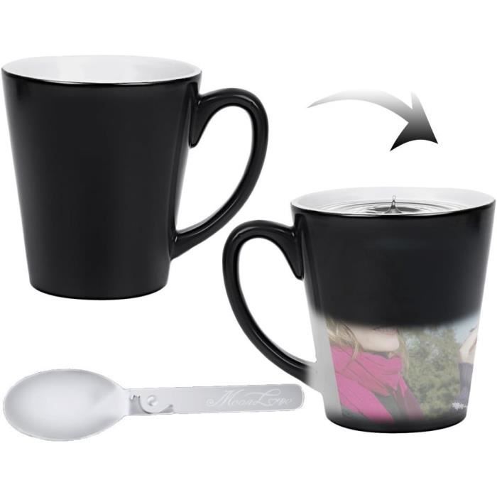 Mug Personnalisé avec Votre Photo Image Message Tasse Magique en ...
