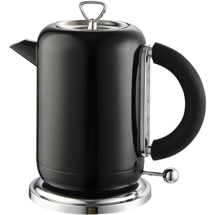 Bouilloire Électrique Inox Design Vintage Rétro 1.8 Litres Palo Voyant ...