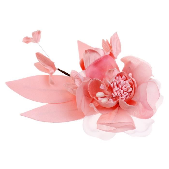 Broche Cheveux Mariage Coiffe Femmes Mariée Broche Fleur Corsage Bleu ...