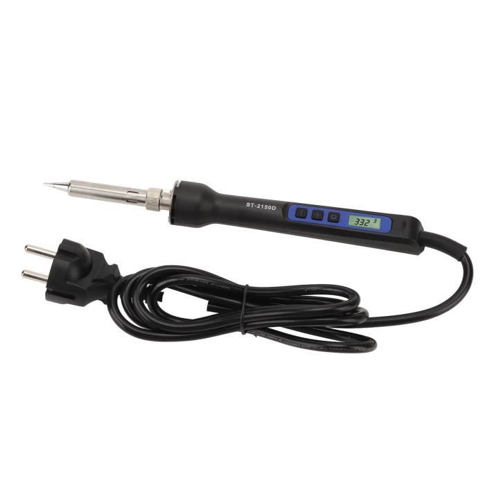 Fer à souder haute puissance à affichage numérique Fer à souder électronique portable LCD Prise ...