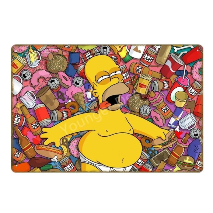 Affiche en métal pour Duff Beer,signes en métal pour alcool,Plaque ...