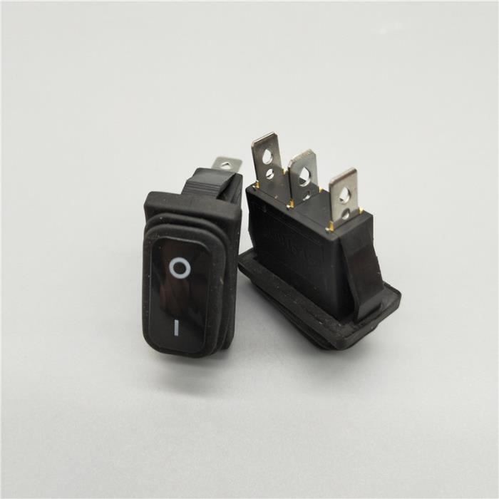 Black-12v -12V-220V LUMIÈRE LED KCD3 SUR Off Rectangle Longue ...