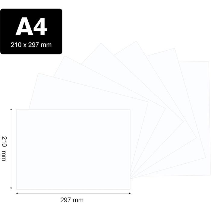 Papier photo A4 - EDILIQ - Lot de 60 feuilles - 300 g/m2 - Blanc ...
