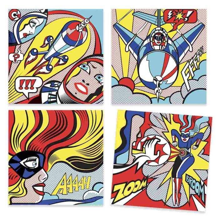 Jeu créatif - DJECO - Inspired by Heroes - Multicolore - À partir de 6 ...