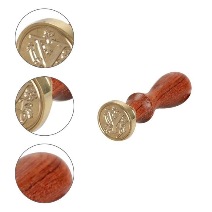 Alphabet A à Z Cachet Sceau Tampon Bâtonnet Cire Wax Seal Stamp en ...