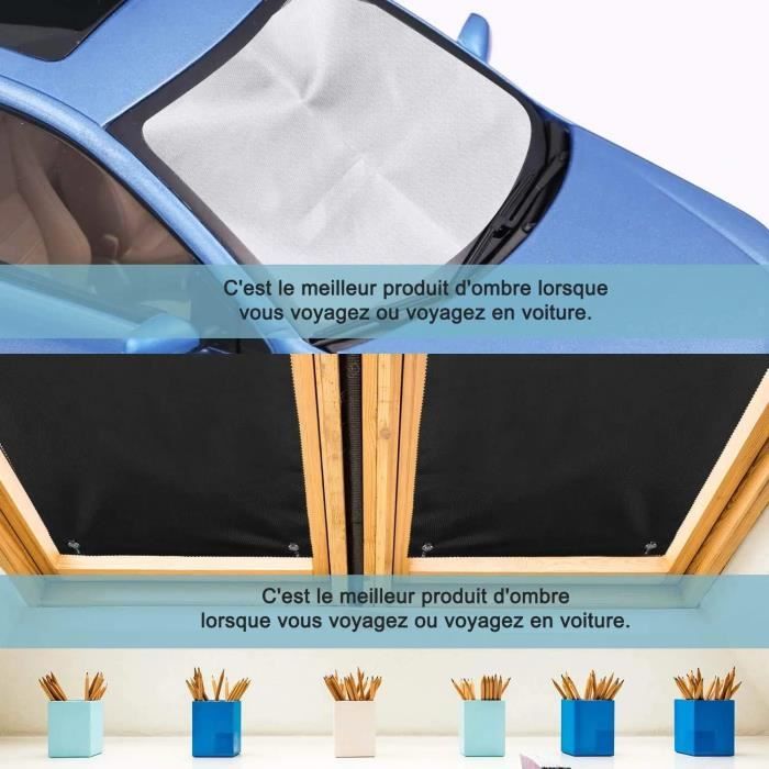 Store Occultant Sans Perçage Pour Velux Ggl Pk 04 76X78 Cm Rideau ...