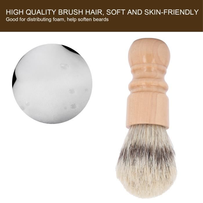 Zerone brosse de nettoyage de barbe Brosse de rasage pour hommes ...