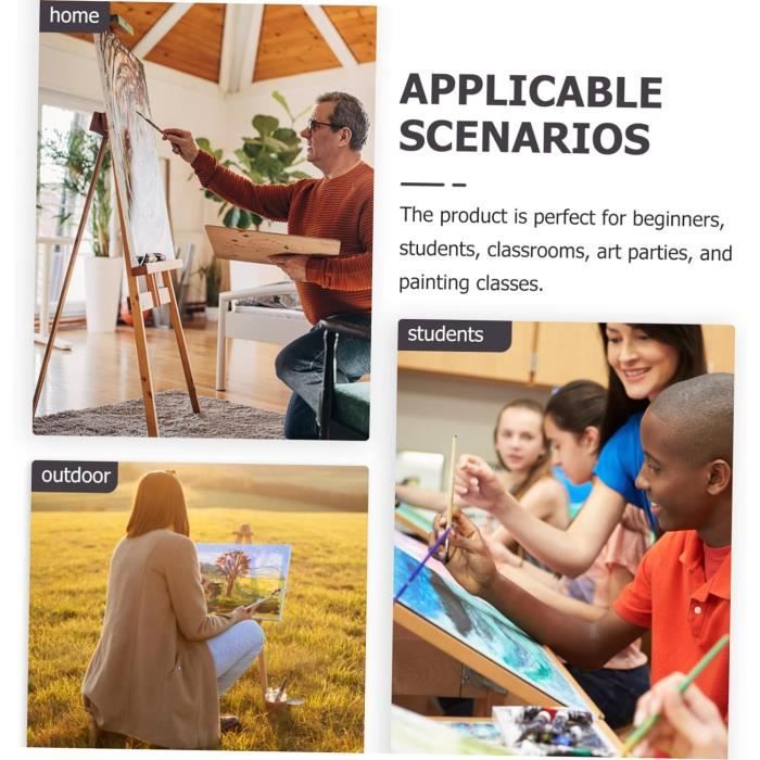 Panneaux Signes Chevalet Trépied Support De Peinture Réglable Support ...