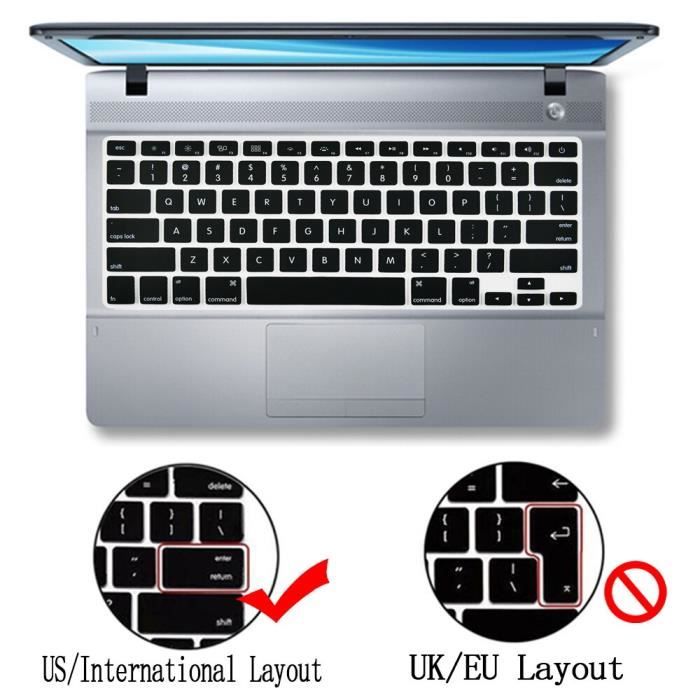 Couvertures de clavier d'ordinateur portable pour Macbook Air 13 pouces ...