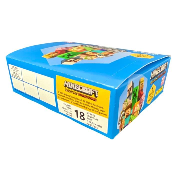 Minecraft Adventure Trading Cards (2021) TCG Display 18 Boosters 144 ...