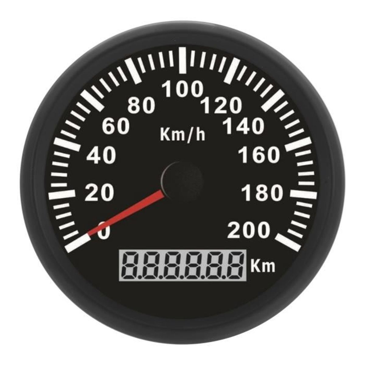 VBESTLIFE Compteur de vitesse étanche Compteur de Vitesse GPS 3‑3/8 po ...