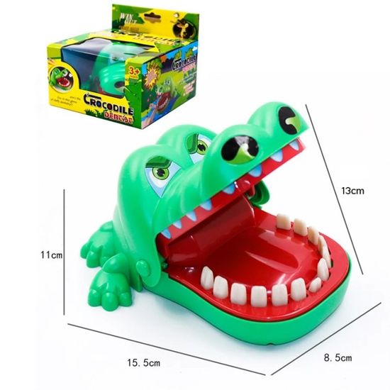 Jouets de dents de crocodile pour enfants,alligator mordant les doigts,entraînement de réaction ...