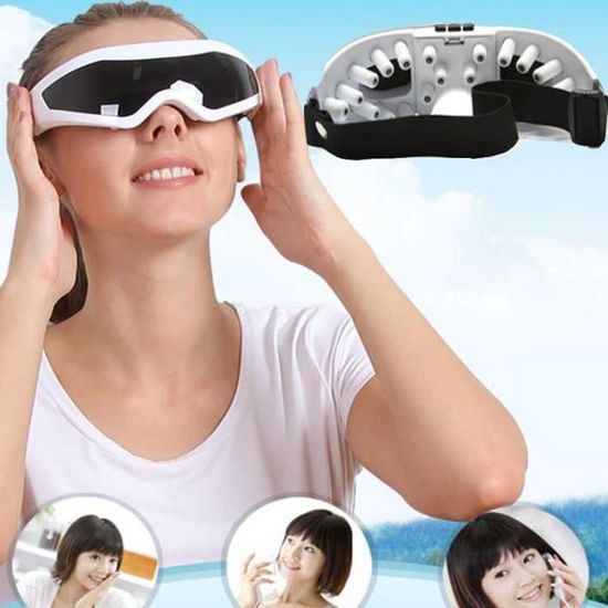 Masque électrique pour les yeux, Machine à lunettes, Masseur, Vibrateur ...