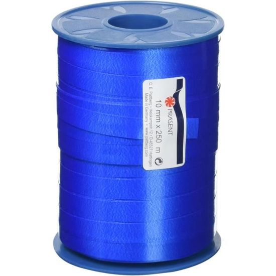 Pattberg Ruban Paquet Cadeau bleu Royal, 250 m de Bolduc pour Emballage ...