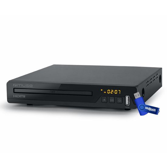 Lecteur DVD Muse M-55 DV - USB, sortie HDMI/R.C.A/composite/Coaxiale - FULL HD, Mp3, JPEG Xvid ...