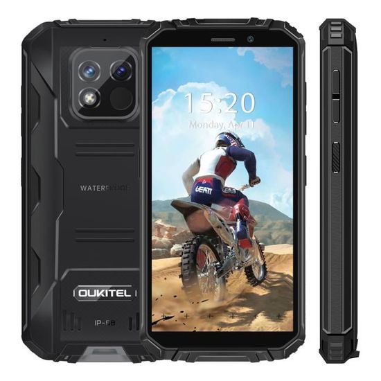 Smartphone Robuste 12500mAh OUKITEL WP18 Pro IP68 Etanche 5.93" 4Go+64Go 13MP Téléphone Double ...