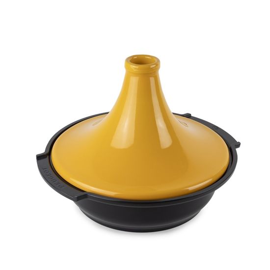 Plat à Tajine induction dôme en Céramique 30 cm jaune safran - Peugeot ...