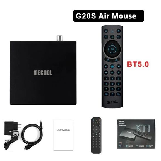 Box TV Android 10 - RNCYN - Mecool KT1 - 4K - WIFI - Bluetooth ...