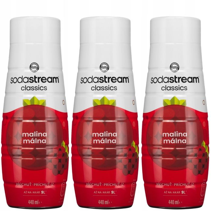 Sirop pour soda - SodaStream - Framboise 440ml x3 - Boisson gazeuse ...