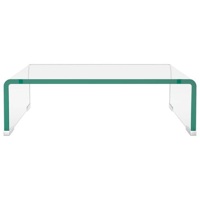 Meuble TV/pour moniteur verre portable - vidaXL - plastique ...