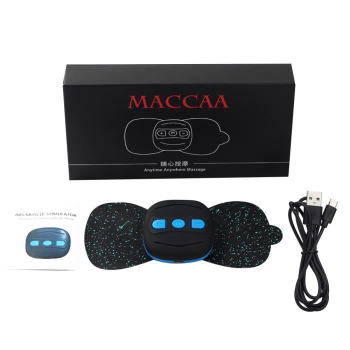 Mini masseur de cou électrique Portable Ems, stimulateur de Massage Cervical, autocollants ...