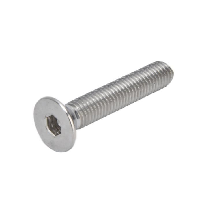 Ashata boulons Allen 30 pièces M10 vis à six pans creux 10mm A2 boulons ...