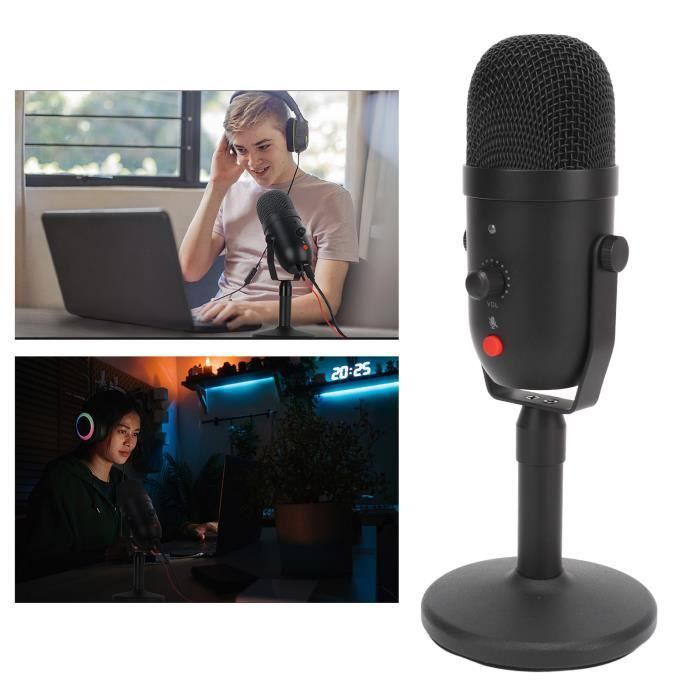 QUT USB Microphone, Microphone PC pour ordinateurs, optimisé pour l ...