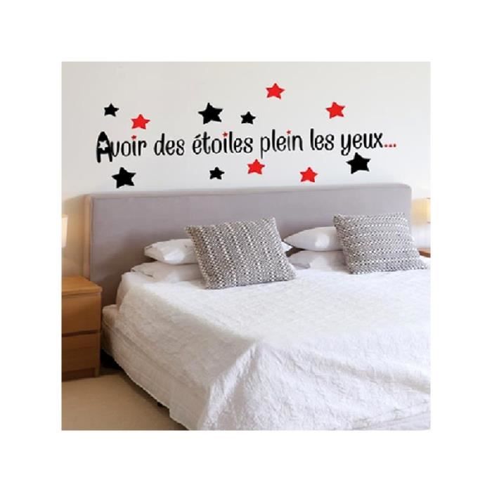 Sticker Avoir des Etoiles plein les yeux - Cdiscount Maison