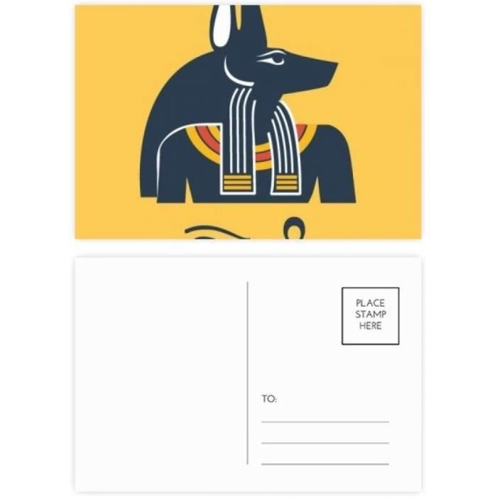 Motif Egypte antique Résumé Décoration Jeu de cartes postales ...