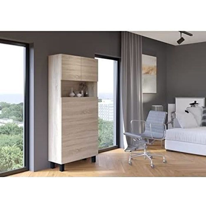Armoire Placard Convertible en bureau et table - BB LOISIR - HOMI ...