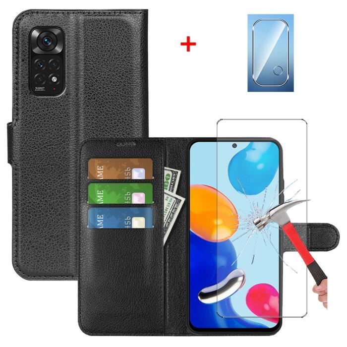 Etui Coque Xiaomi Redmi Note 11 Verre trempé Transparent 1 Pack avec ...