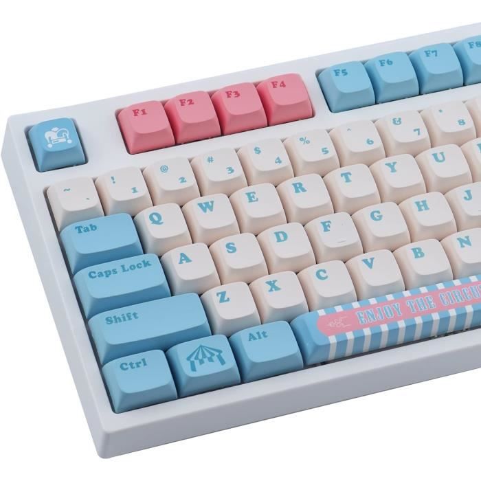 Clown Circus Theme Keycap Set PBT XOA Profile Keycaps - 120 Key Clown ...
