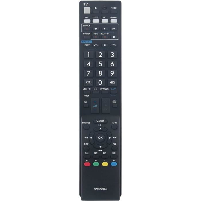 Ga857Wjsa Télécommande Remplacée Pour Sharp Lcd Tv Aquos Ga857Wjsa Rrmcga857Wjsa Remote Control ...
