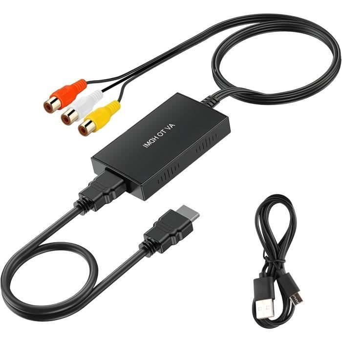 Adaptateur Rca Vers Hdmi 1080P Av Vers Hdmi - Adaptateur Rca Vers Hdmi ...