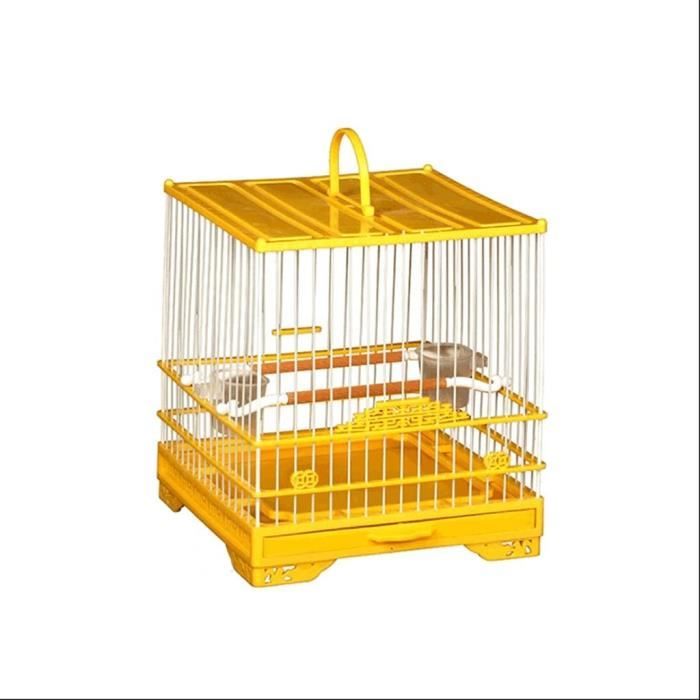 Cages À Oiseaux Cage Vol Bird Square Avec Stand De Roulement Et ...